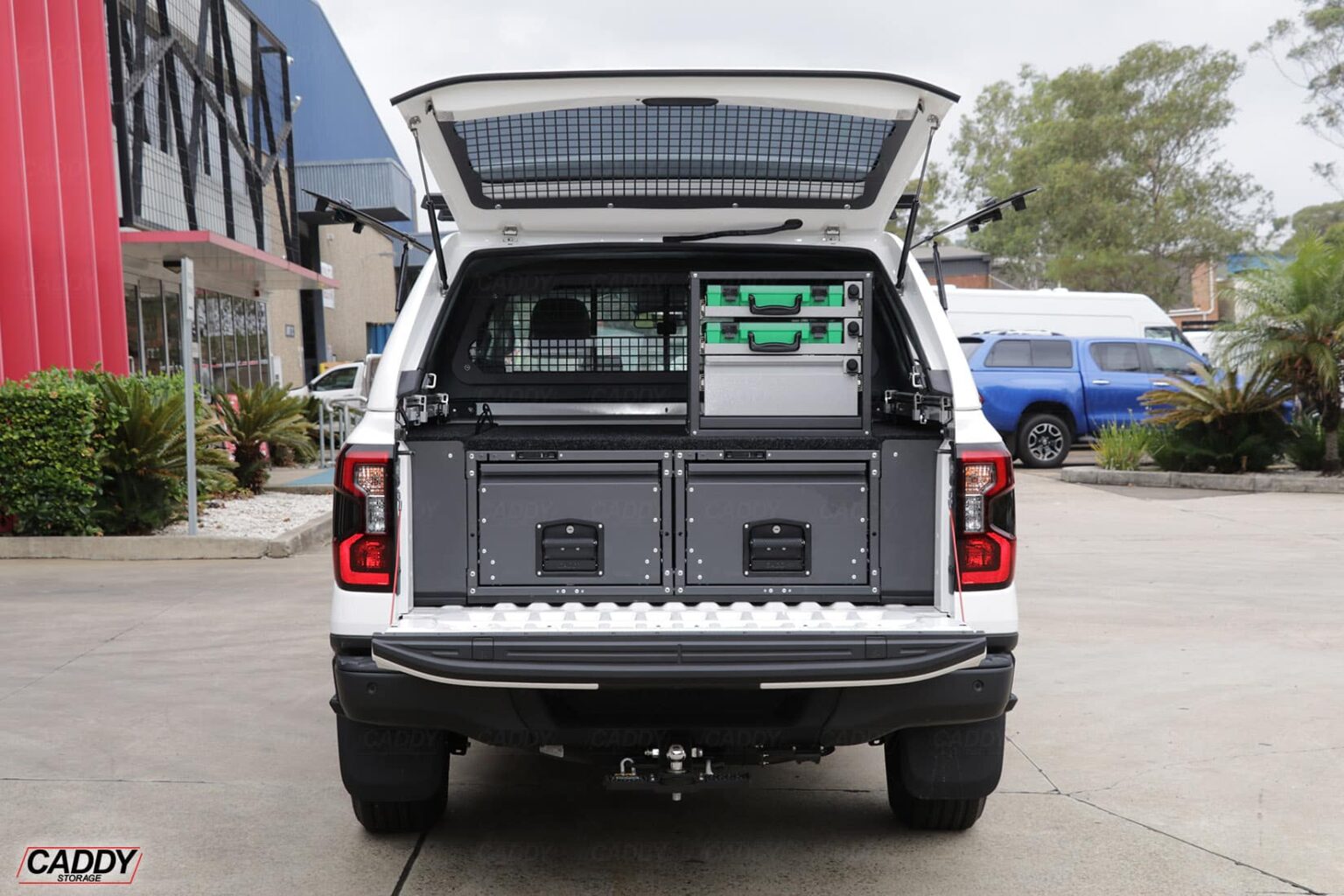 Ford Ranger Canopy Window Guards - Caddy Storage Systems