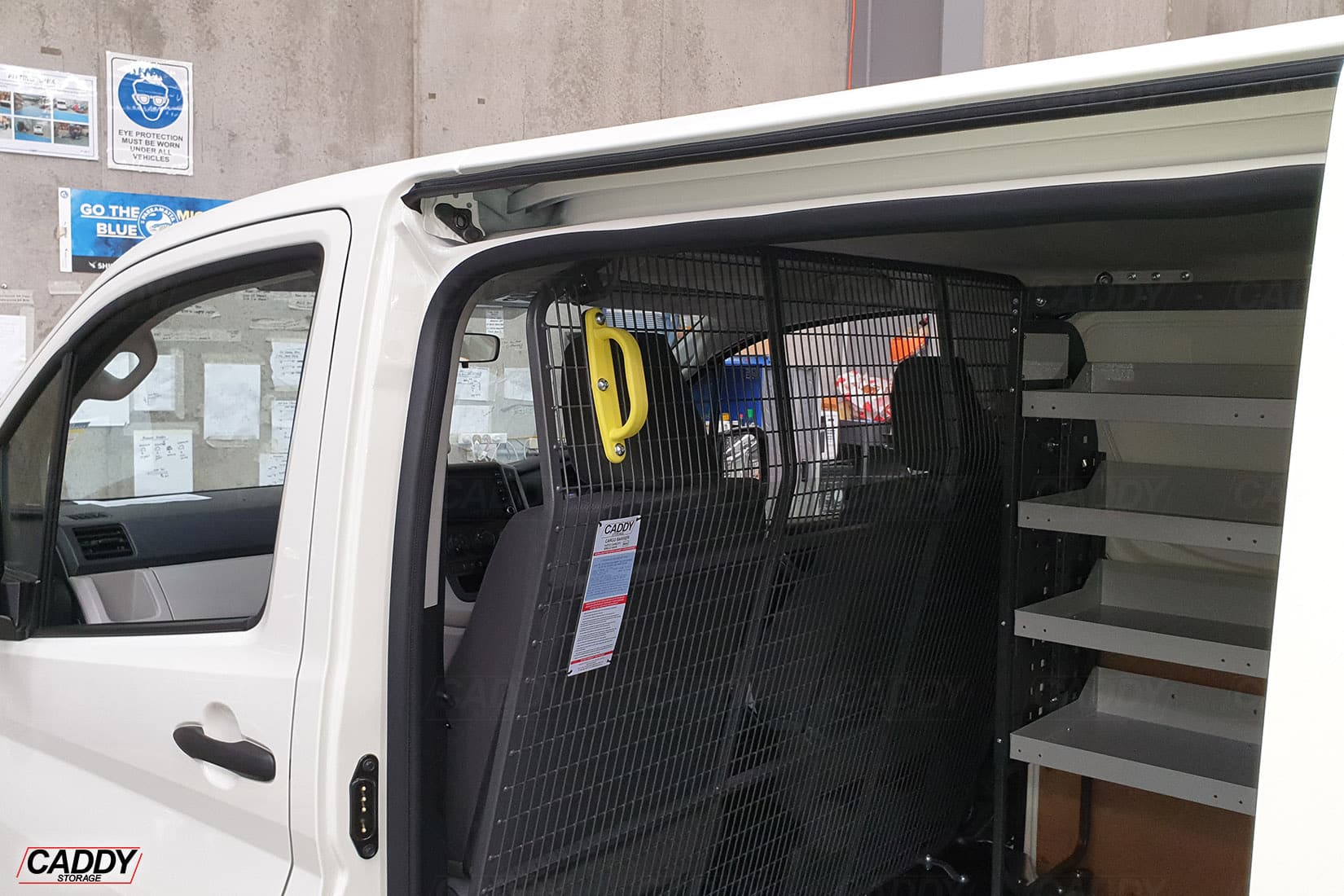 MESH CARGO BARRIER GRAB HANDLES - Caddy Storage Systems
