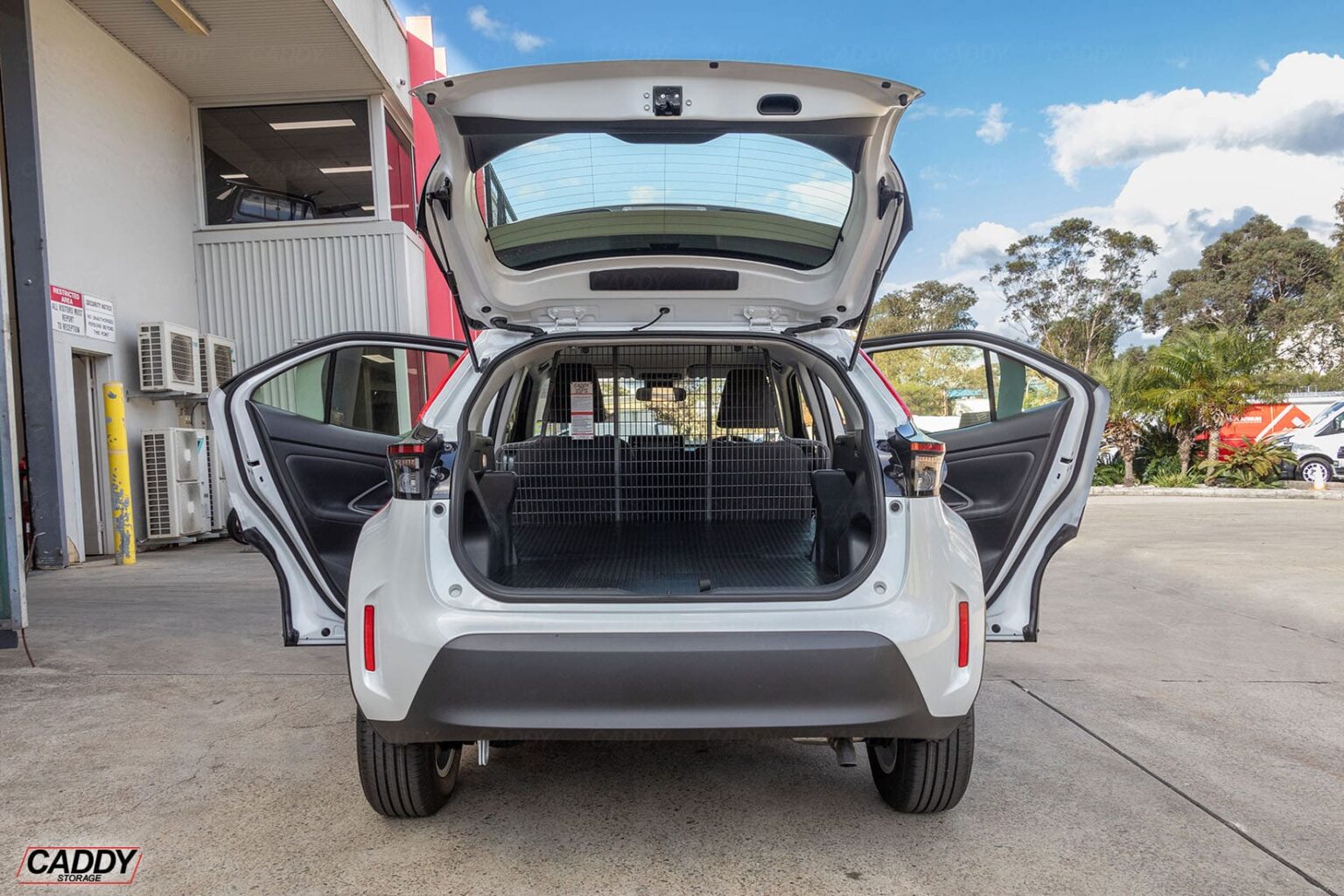 Mesh Cargo Barrier Conversion Kit to Suit Toyota Yaris Cross (10/2020+) - Caddy Storage Systems