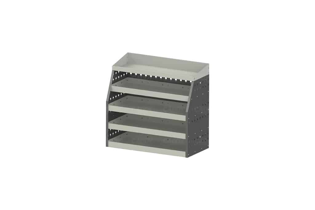 Aluminium Canopy Shelving Kits - Caddy Storage Systems