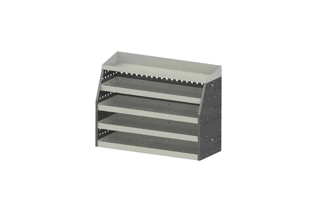Aluminium Canopy Shelving Kits - Caddy Storage Systems