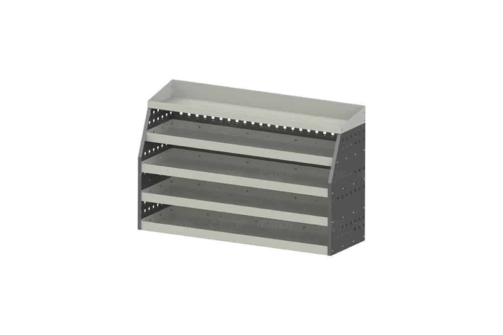 Aluminium Canopy Shelving Kits - Caddy Storage Systems
