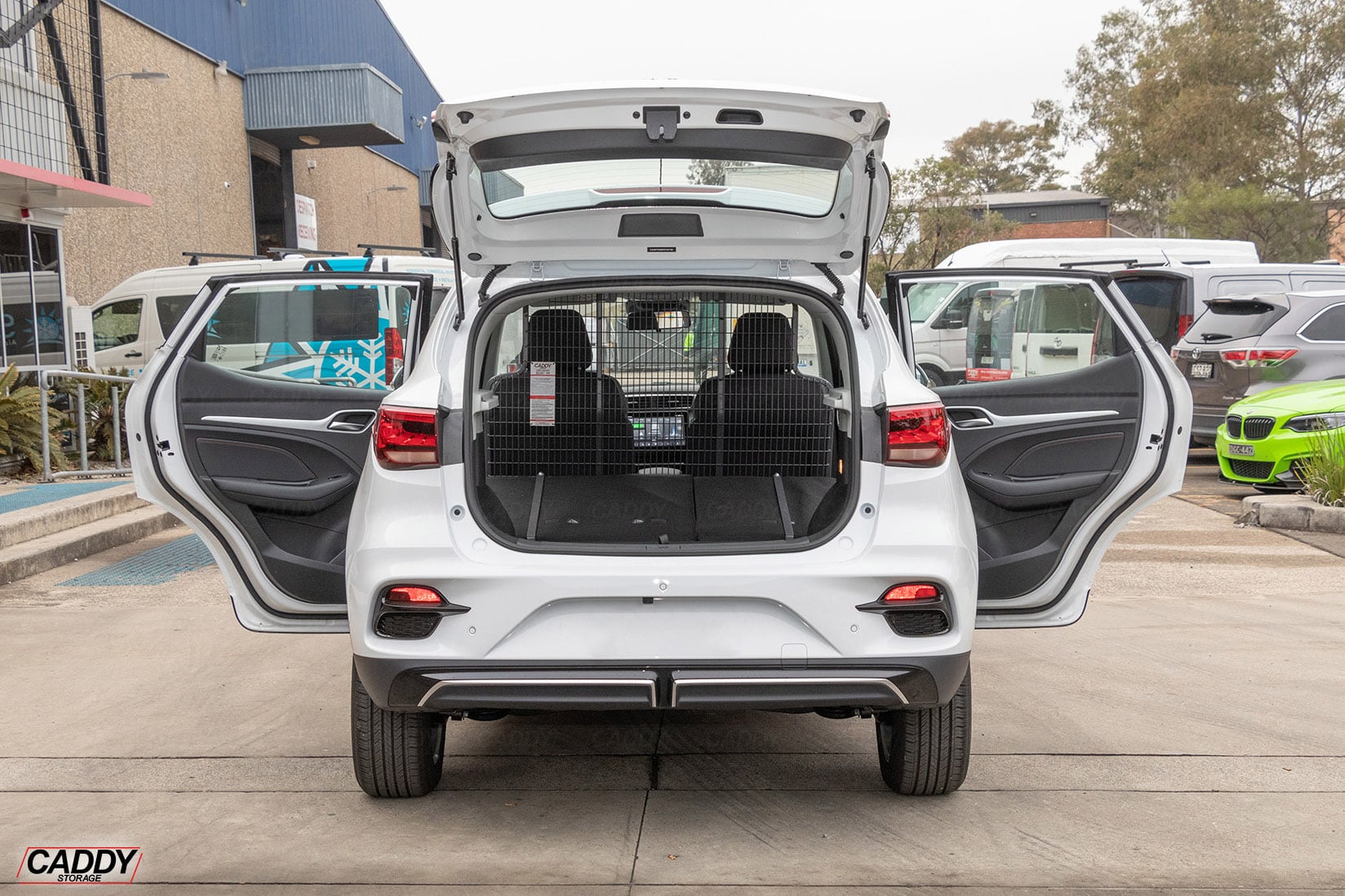 Mesh Cargo Barrier MG ZS EV - Caddy Storage Systems