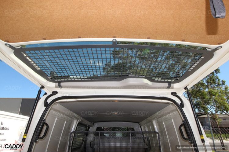 To Suit Toyota Hiace LWB (03/2005 - 04/2019) Mesh Window Guard - Caddy ...