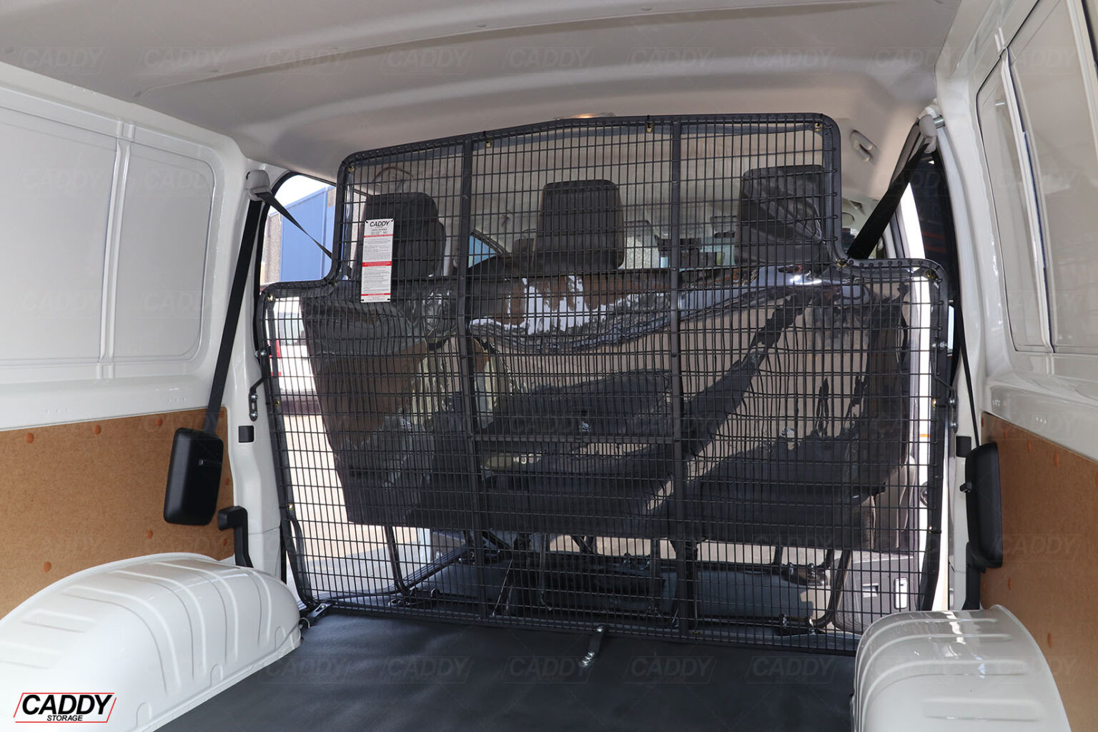 To Suit Toyota Hiace LWB Crew Van (05/19+) Mesh Mid Cargo Barrier ...
