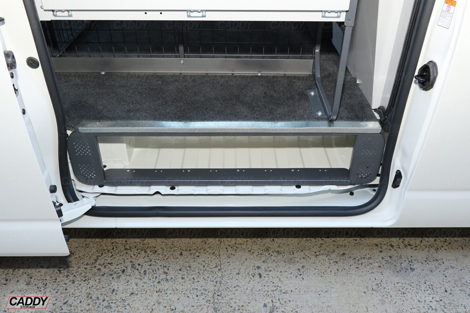 Side Step Frame To Suit Toyota Hiace LWB (05/19+) - Caddy Storage Systems
