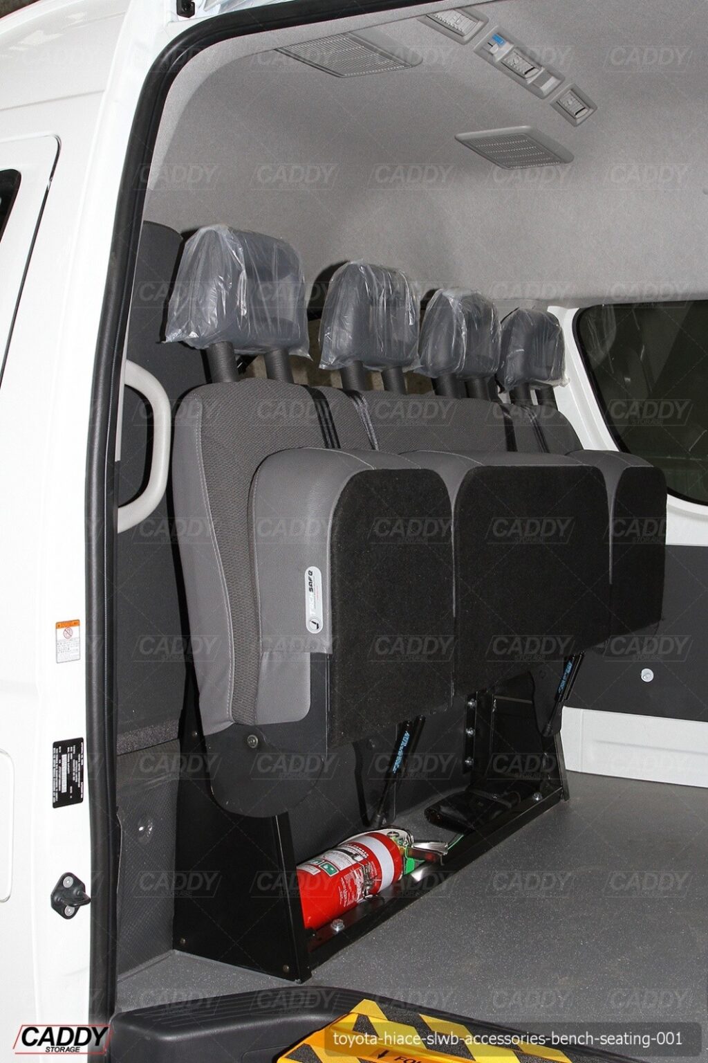Techsafe Safety Excel Seating (3 Seater) - Caddy Storage Systems