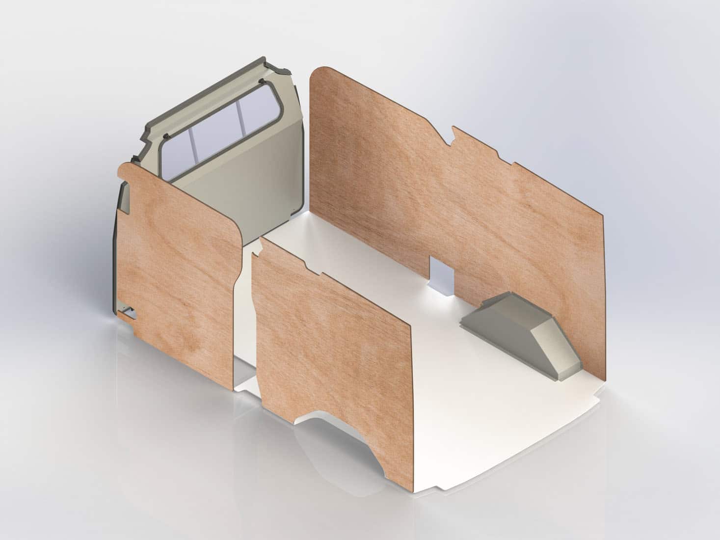 LDV Electric Deliver 7 LWB Cargo Barriers, Window Guards, Wall ...