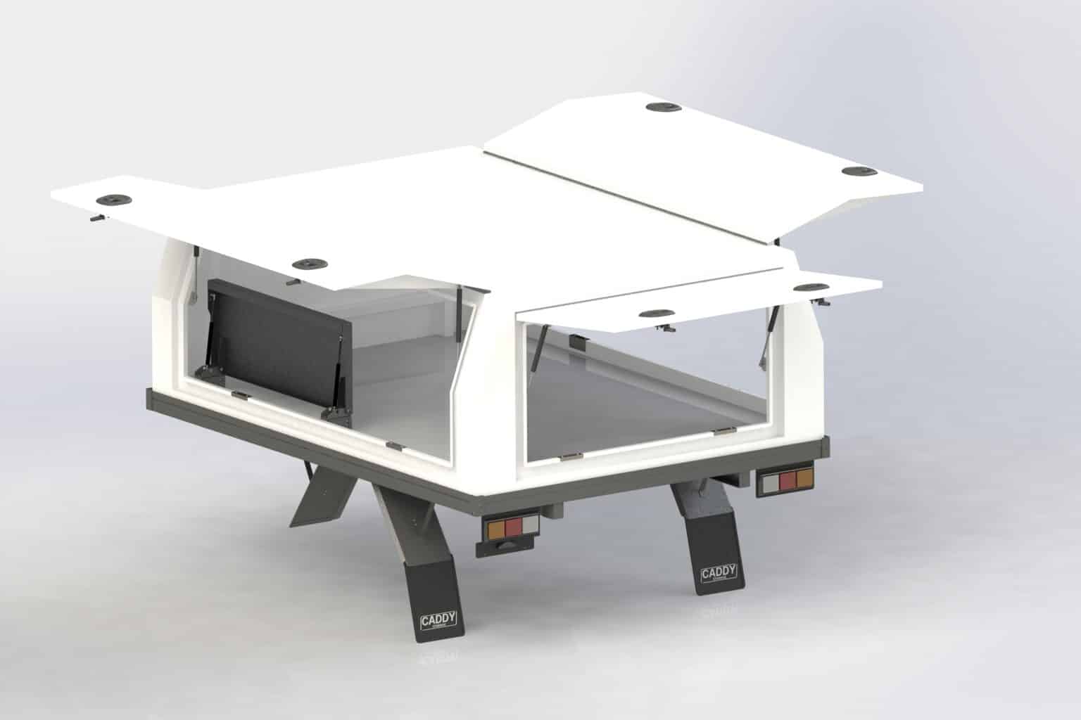Fold Down Workbench To Suit Caddy Service Bodies and Toolboxes - Caddy ...