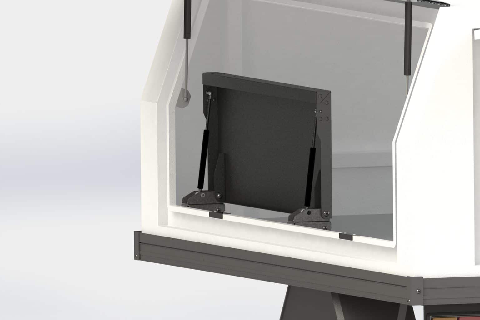 Fold Down Workbench To Suit Caddy Service Bodies and Toolboxes - Caddy ...