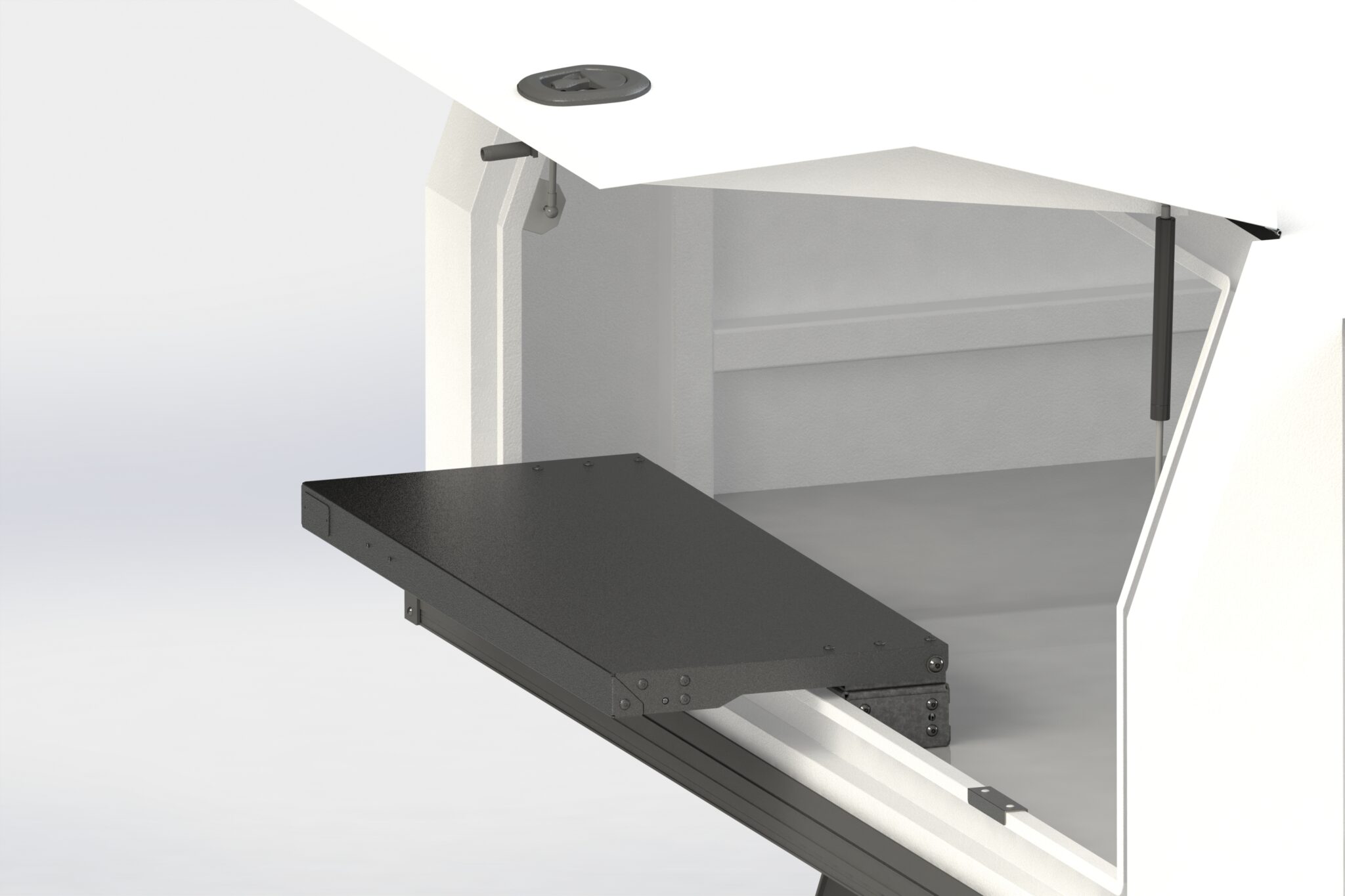 Fold Down Workbench To Suit Caddy Service Bodies and Toolboxes - Caddy ...