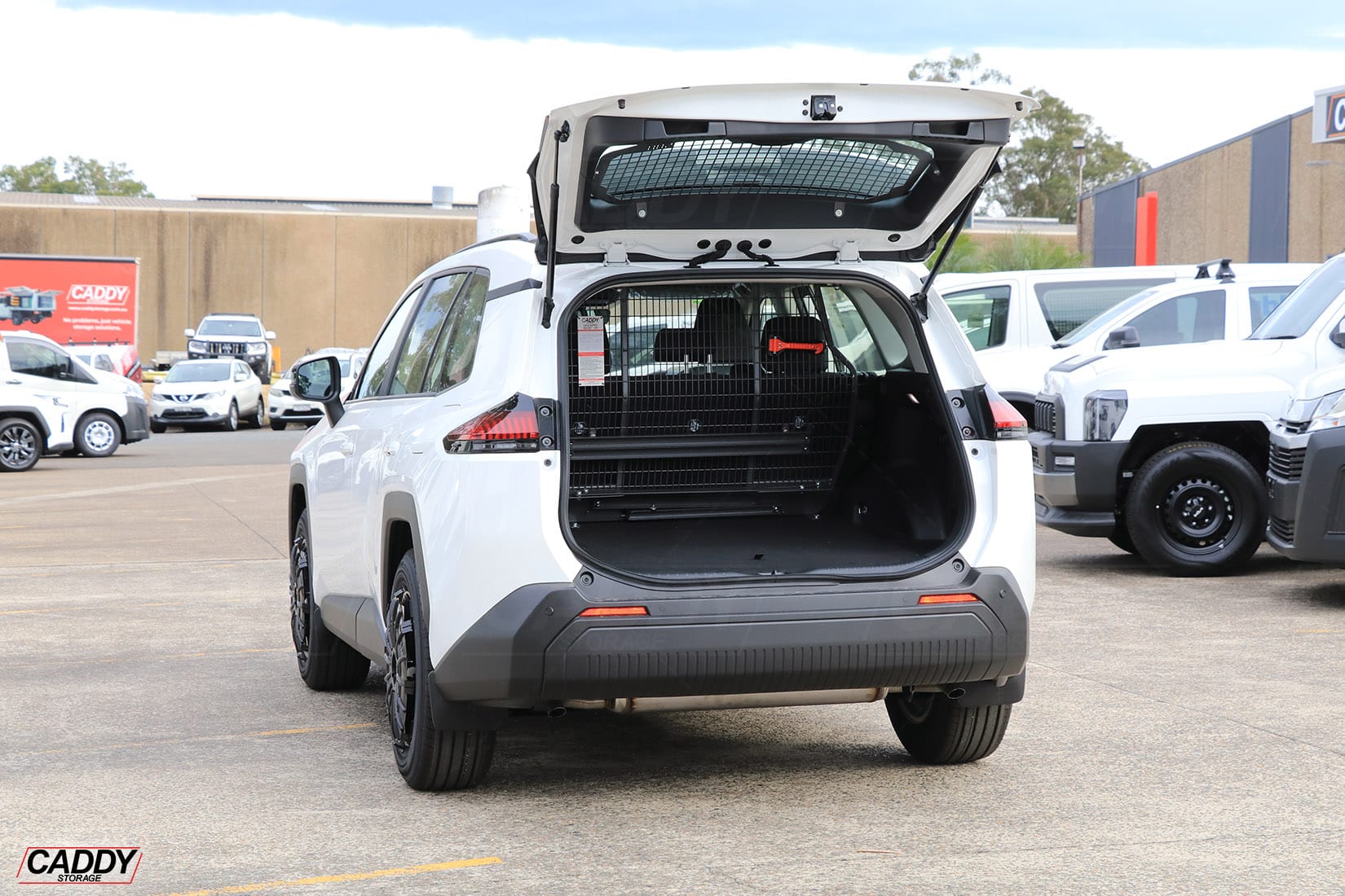 Rav 4 (02/2026+) Rear Mesh Window Guard - Caddy Storage Systems